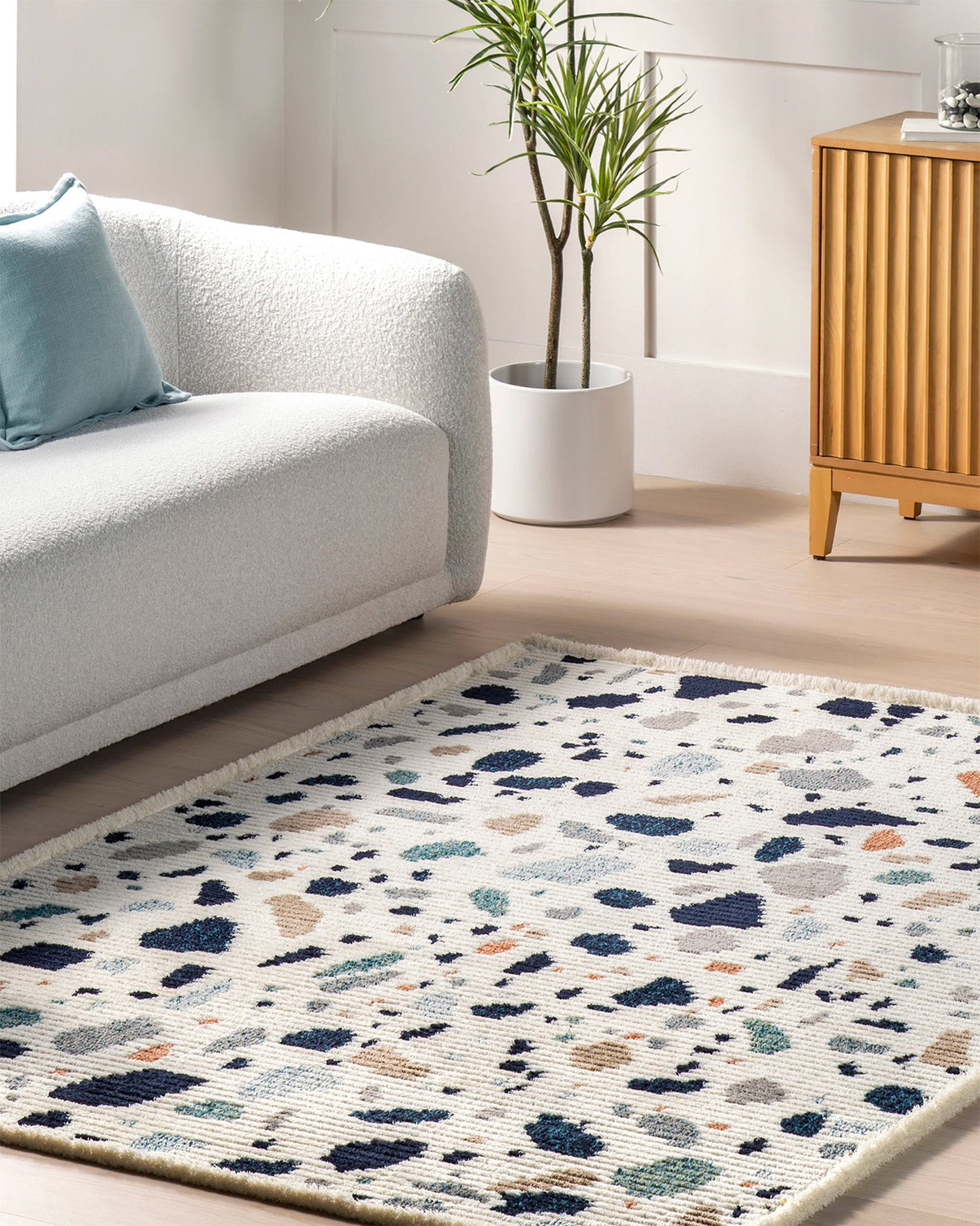 Terrazzo Pebble Rug | Hesby Home Decor
