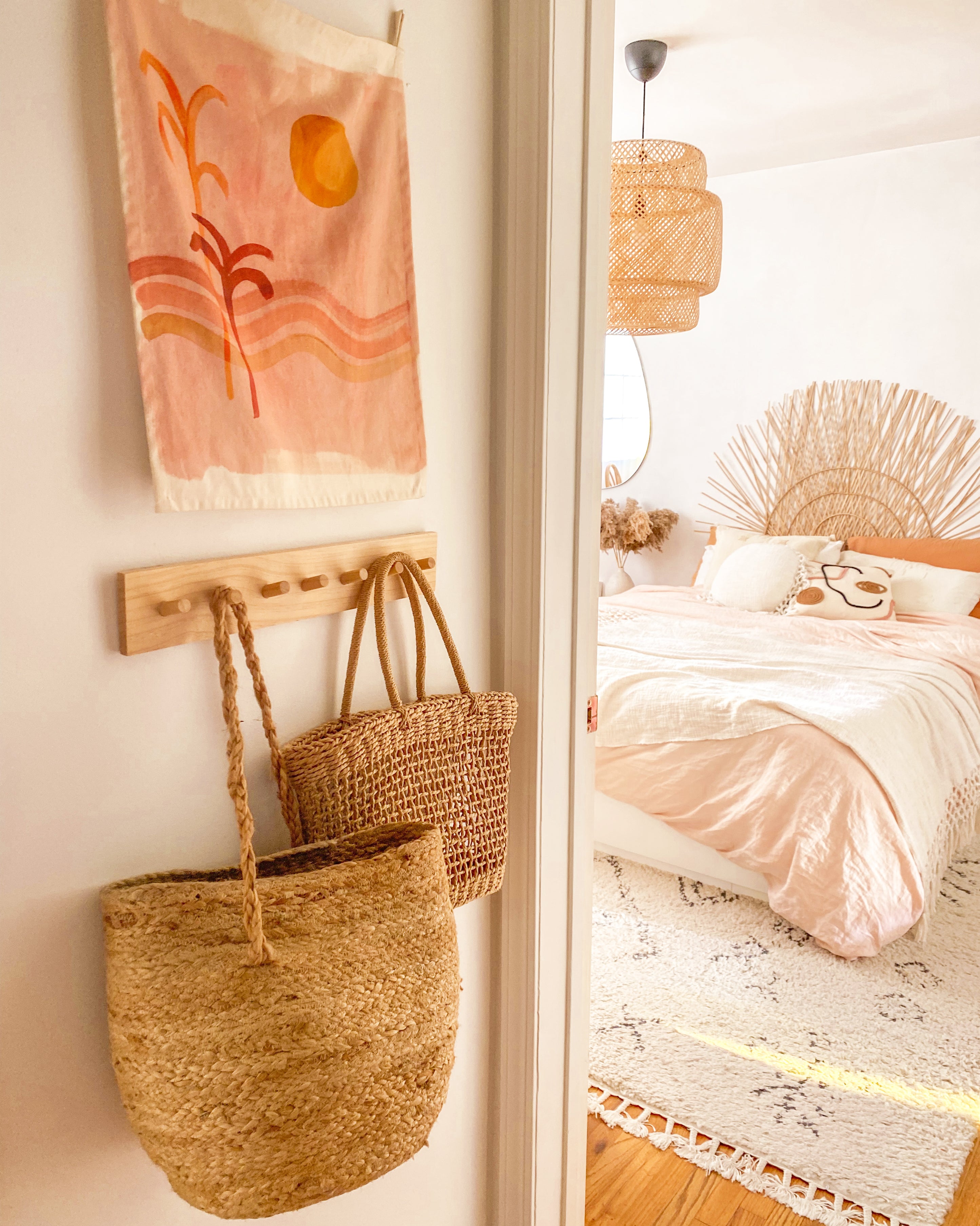 Woven Rattan Tote Bag – Hesby